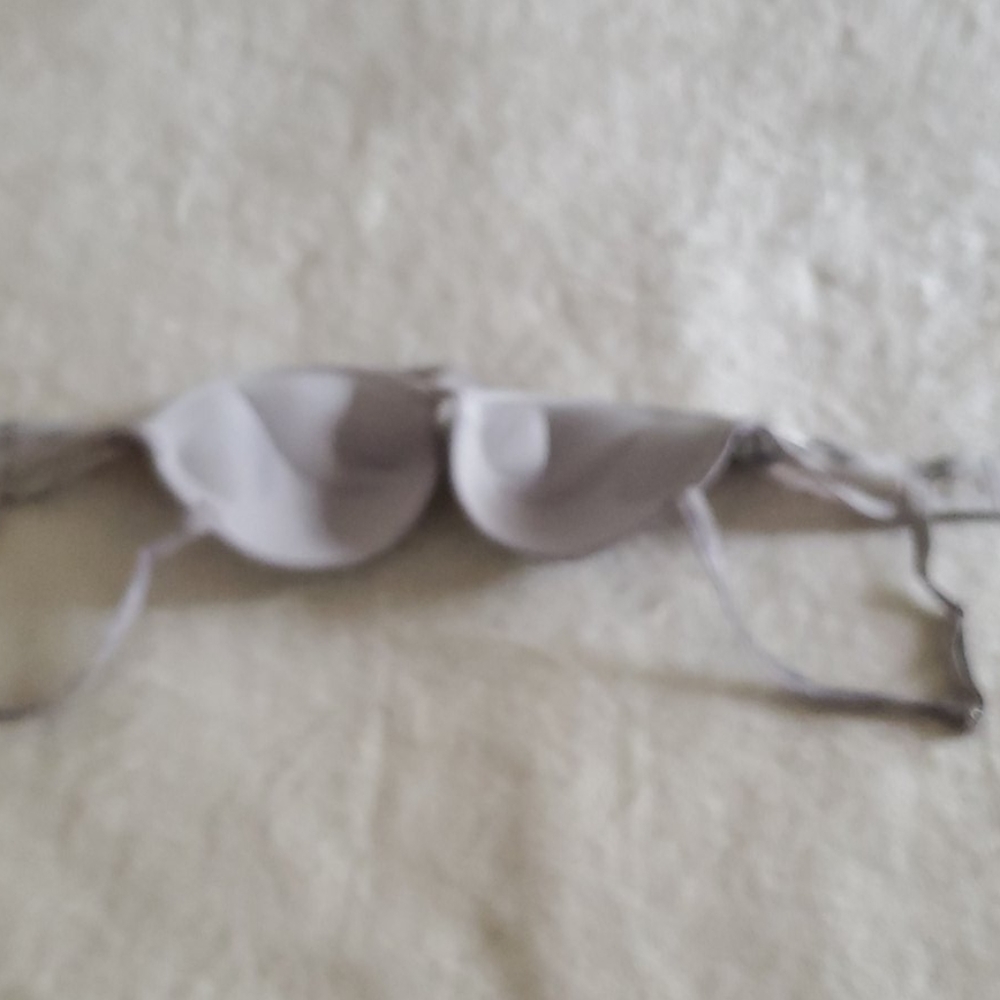Silver,Glitter Bra - Gem
